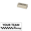 Motorsport Racing Team Rubber Stamp | Zazzle