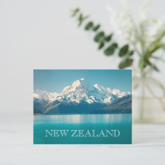 mount cook new zealand postcard | Zazzle