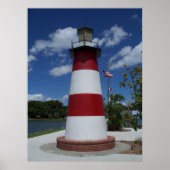 Mount Dora Florida Lighthouse Lake Marker Poster | Zazzle
