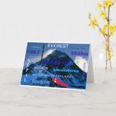 Mount Everest Card | Zazzle