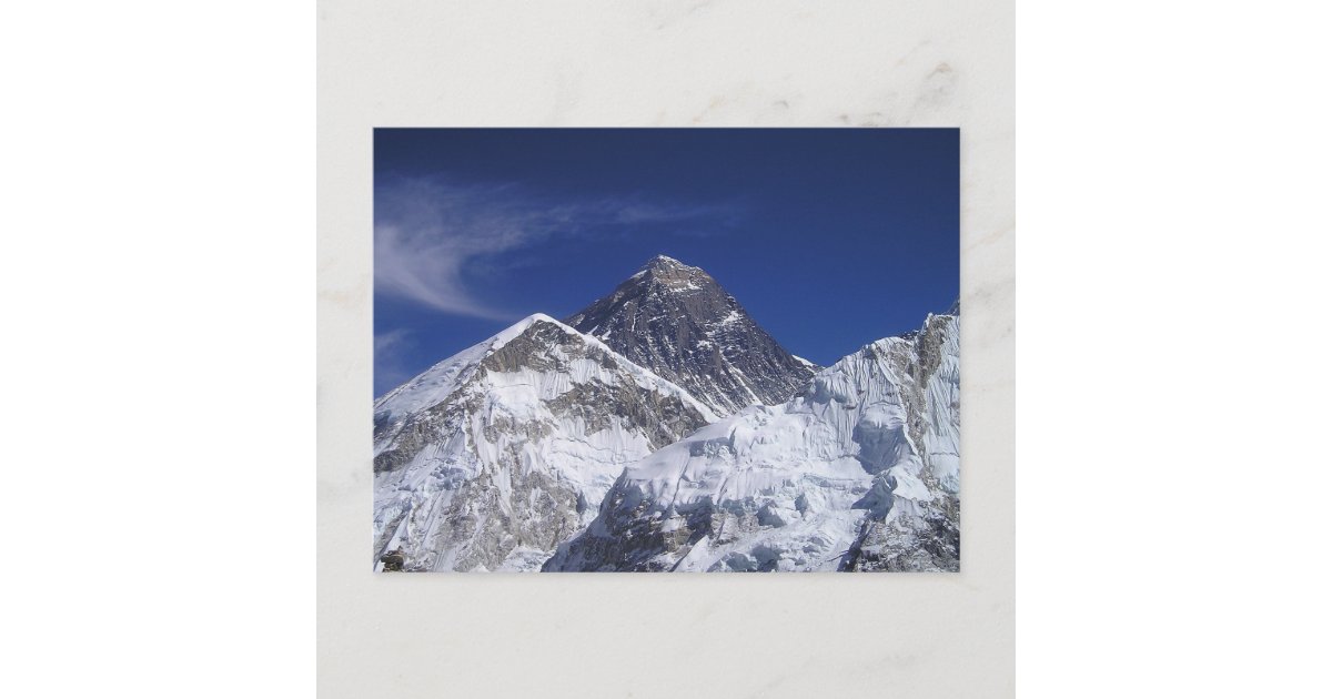 Mount Everest Photo Postcard | Zazzle