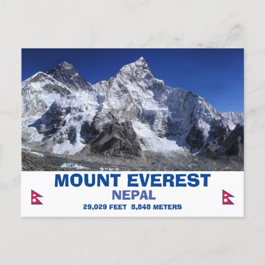 Mount Everest Postcard | Zazzle.com