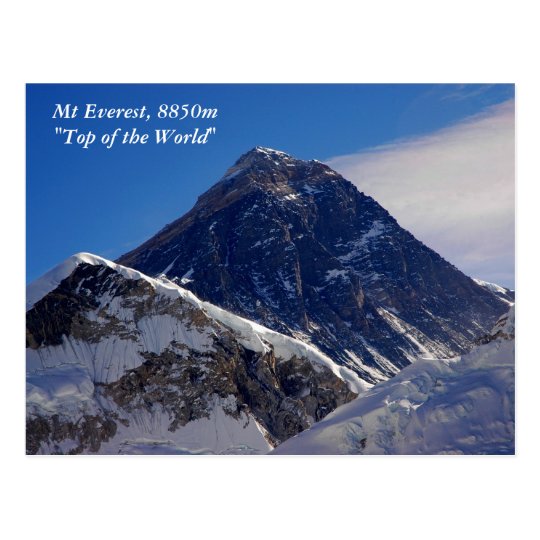 Mount Everest Postcard | Zazzle.com