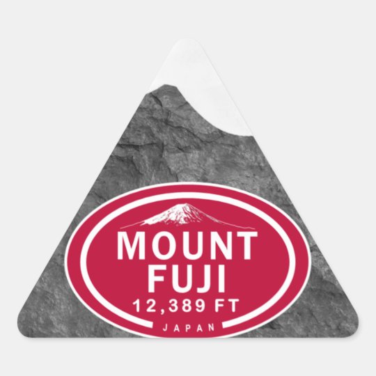 Mount Fuji 12,389 FT Japan Mountain Stickers | Zazzle.com