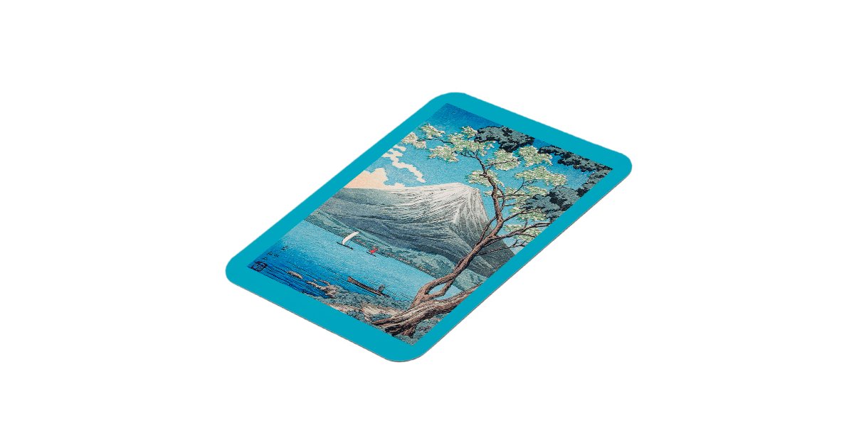 Mount Fuji from Lake Yamanaka Magnet | Zazzle