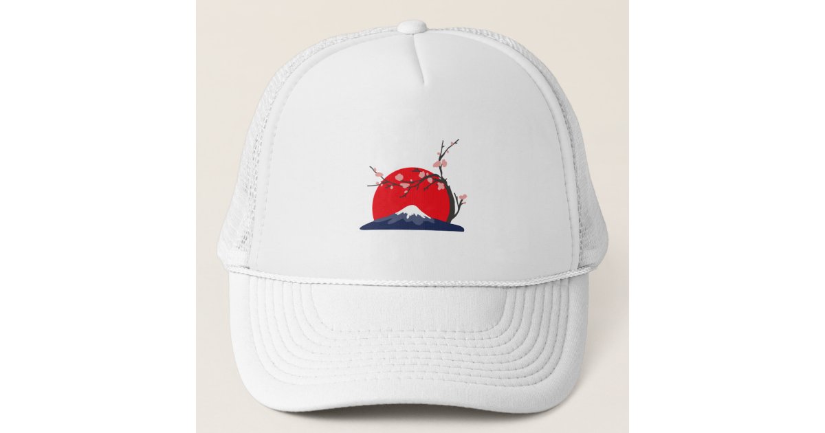 Mount Fuji Trucker Hat | Zazzle