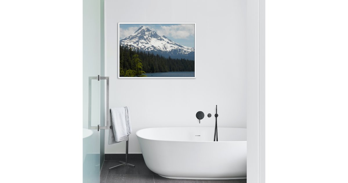 Mount Hood Mountain Splendor Landscape Poster | Zazzle