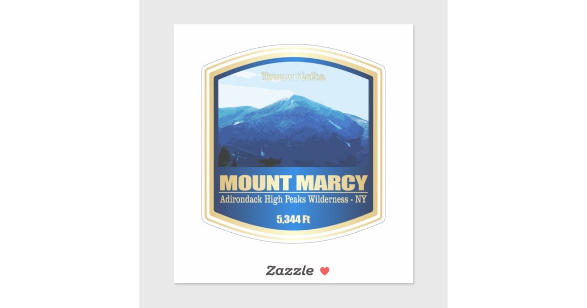 Mount Marcy (PF) Sticker | Zazzle