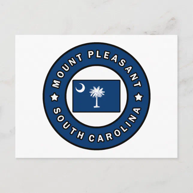 Mount Pleasant South Carolina Postcard | Zazzle