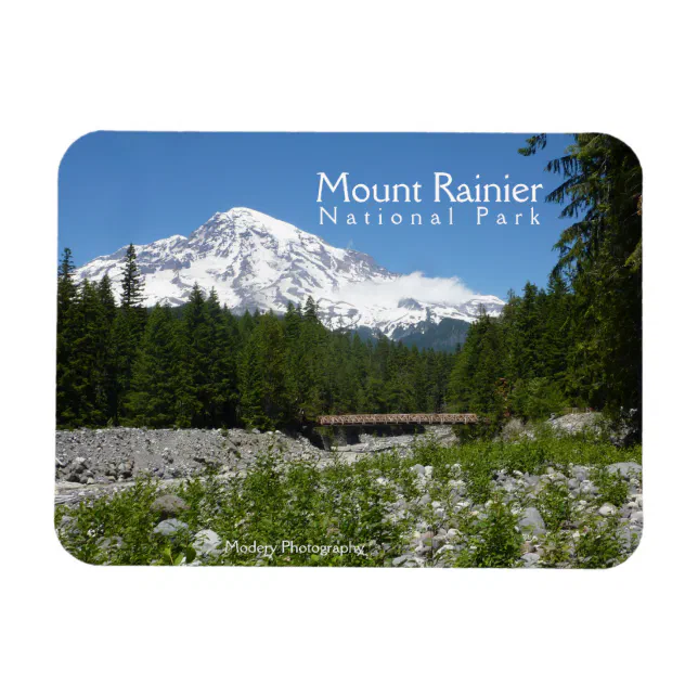 Mount Rainier N.P. (Longmire) Magnet | Zazzle