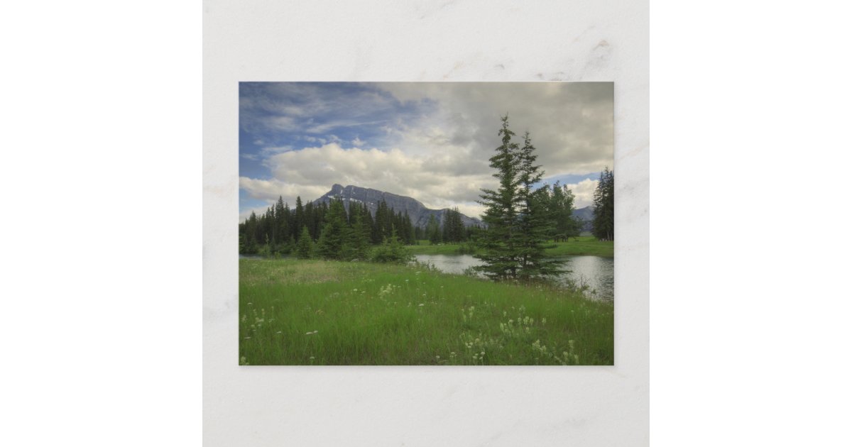 Mount Rundle from Cascade Ponds Postcard | Zazzle