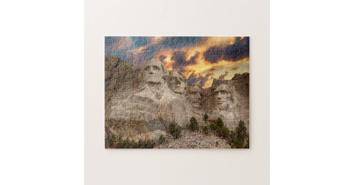 Mount Rushmore Black Hills South Dakota Jigsaw Puzzle | Zazzle