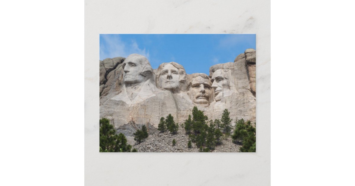Mount Rushmore in Spring Postcard | Zazzle