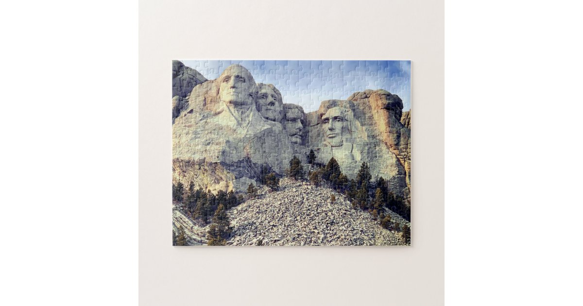 Mount Rushmore national memorial Jigsaw Puzzle | Zazzle