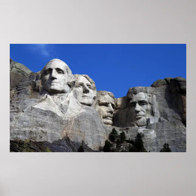 Mount Rushmore National Memorial Monument Poster | Zazzle