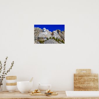 Mount Rushmore National Memorial Poster | Zazzle