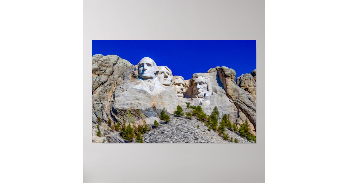 Mount Rushmore National Memorial Poster | Zazzle
