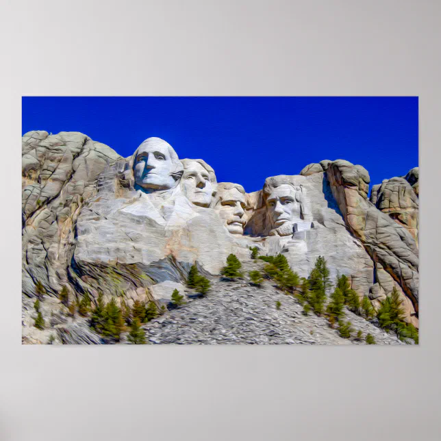 Mount Rushmore National Memorial Poster | Zazzle