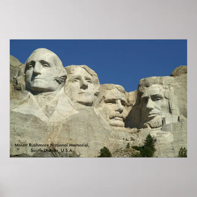 Mount Rushmore National Memorial Poster | Zazzle