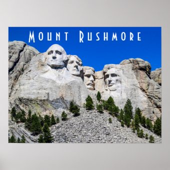 Mount Rushmore Poster | Zazzle