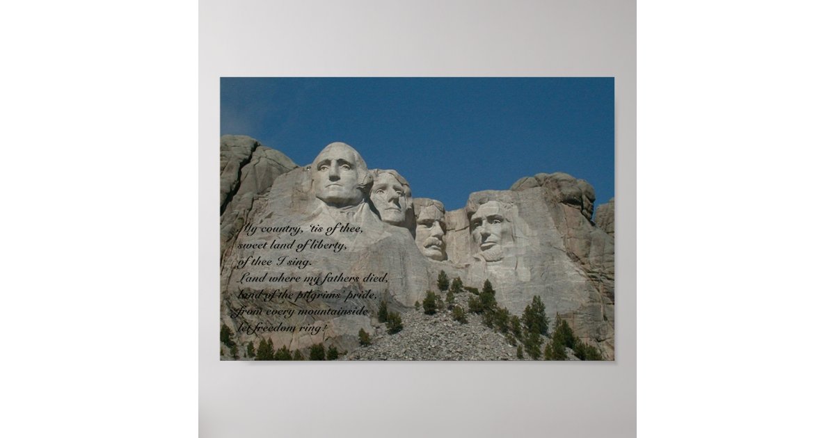 Mount Rushmore Poster | Zazzle