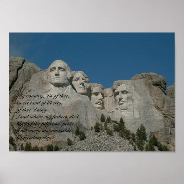 Mount Rushmore Poster | Zazzle
