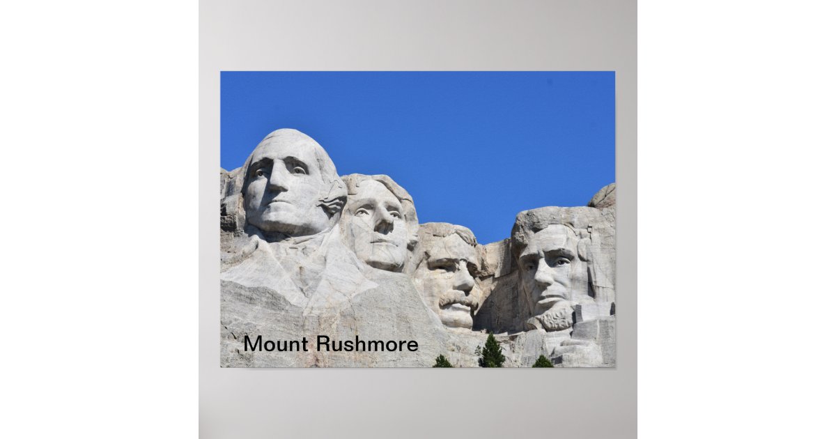 Mount Rushmore Poster | Zazzle
