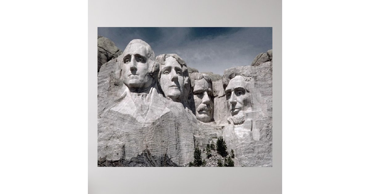 Mount Rushmore poster print | Zazzle