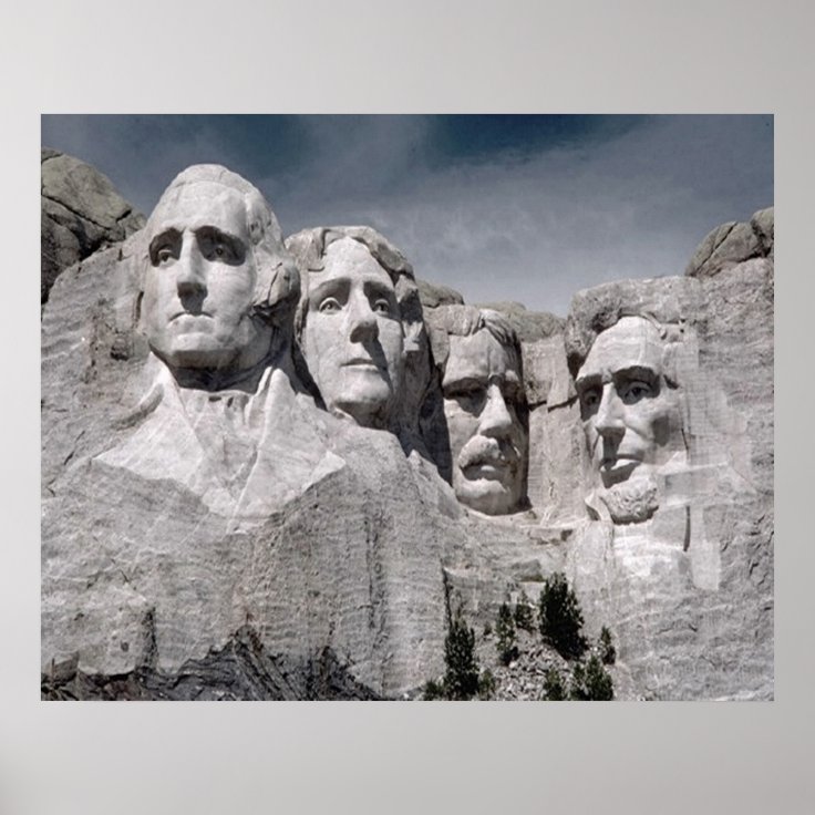 Mount Rushmore poster print | Zazzle