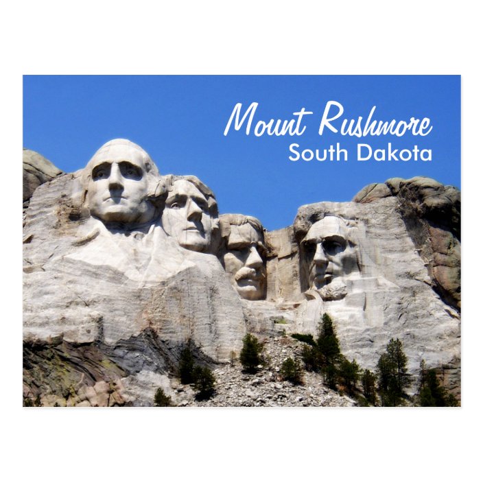 Mount Rushmore South Dakota Postcard | Zazzle.com