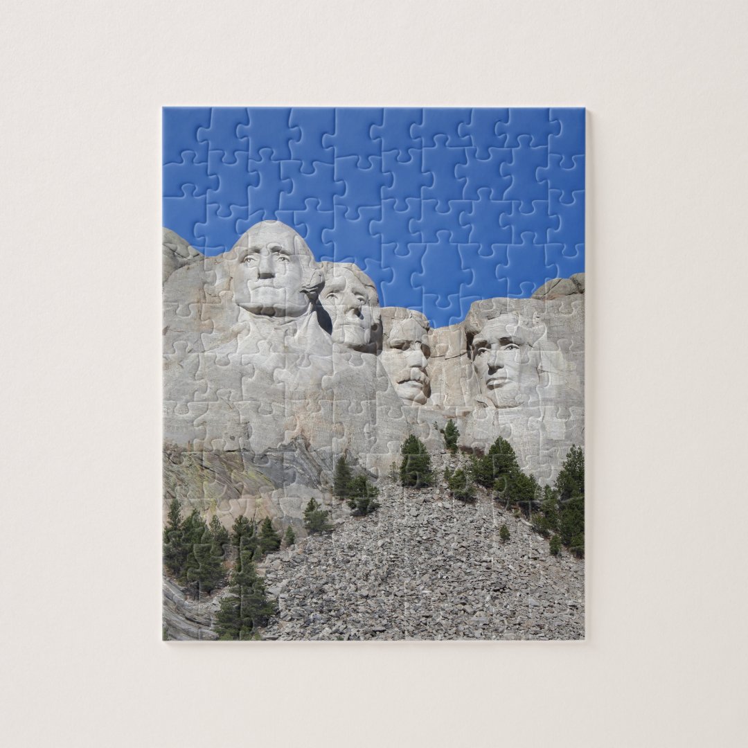 Mount Rushmore South Dakota Presidents USA America Jigsaw Puzzle | Zazzle