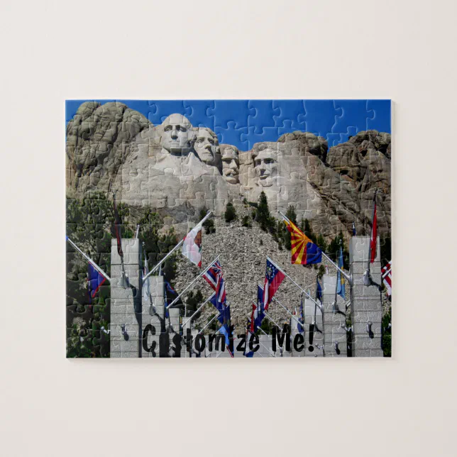 Mount Rushmore South Dakota Souvenir Jigsaw Puzzle | Zazzle