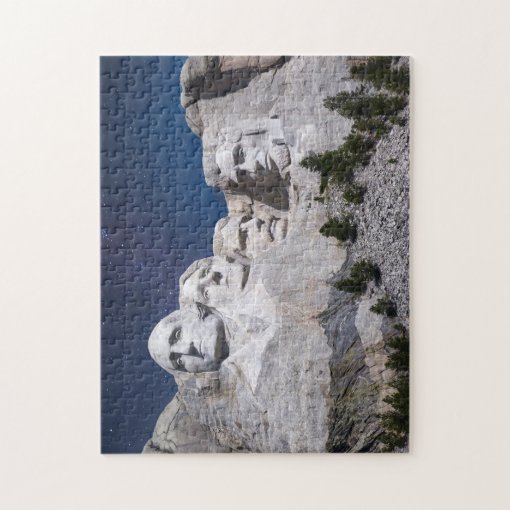 Mount Rushmore Timelapse Sky Jigsaw Puzzle | Zazzle