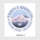 Mount Shasta Sticker | Zazzle