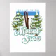 Mount Snow Vermont Ski logo. Poster | Zazzle