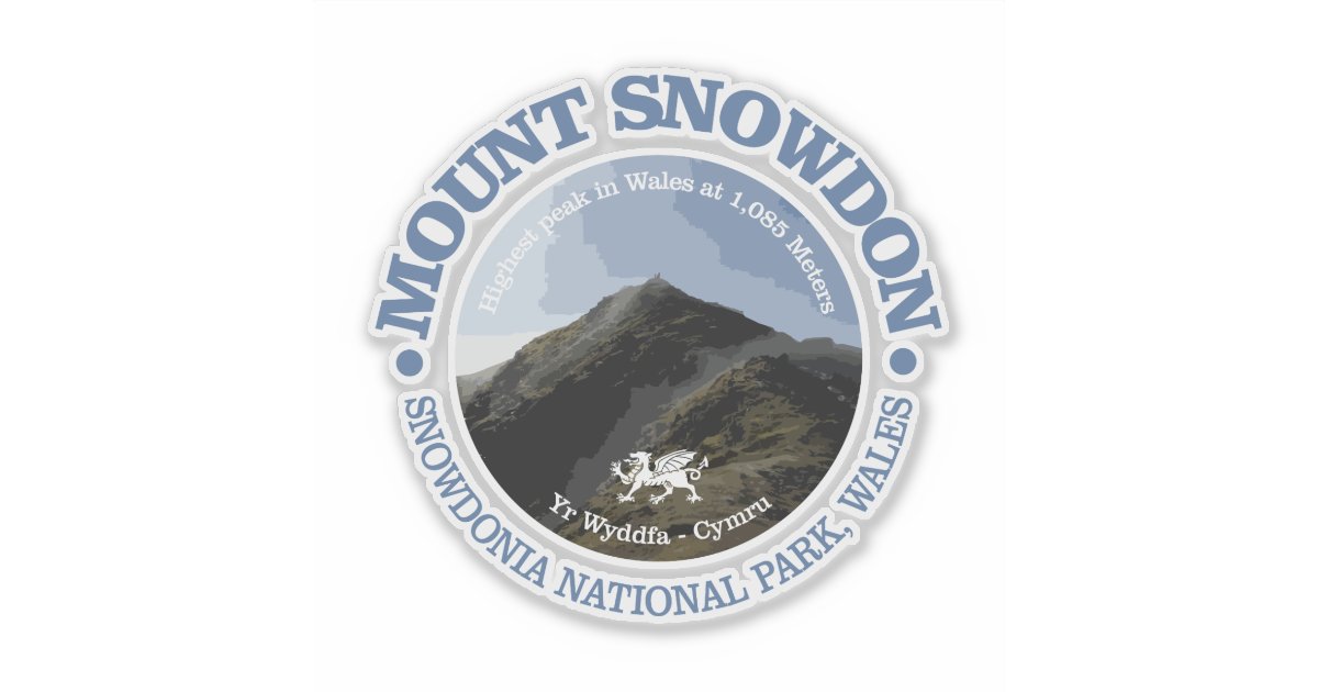 Mount Snowdon Sticker | Zazzle