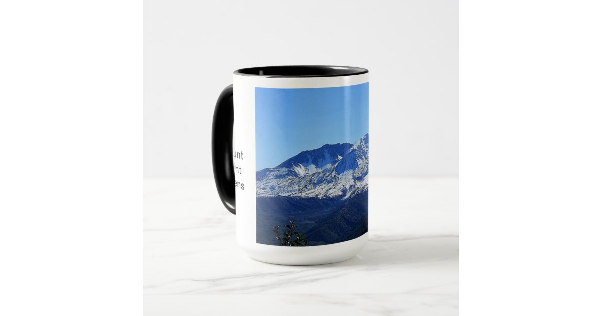 Mount St. Helens After 1980 Eruption Mug | Zazzle