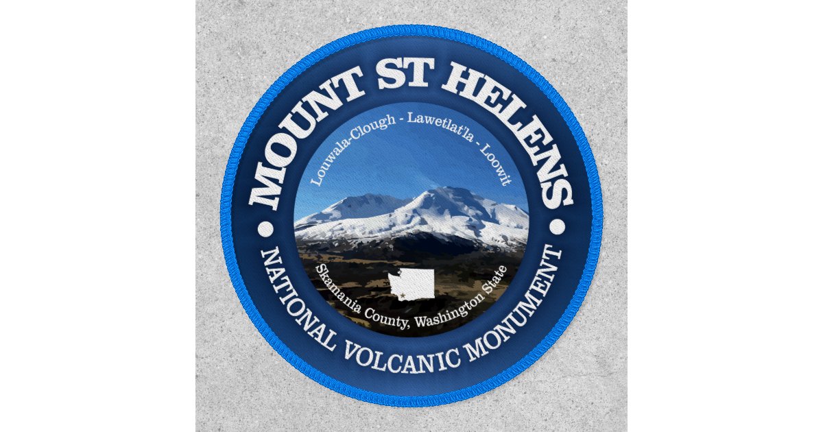 Mount St Helens Patch | Zazzle