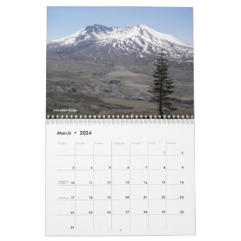 Mount St Helens Volcano Photographic Calendar | Zazzle
