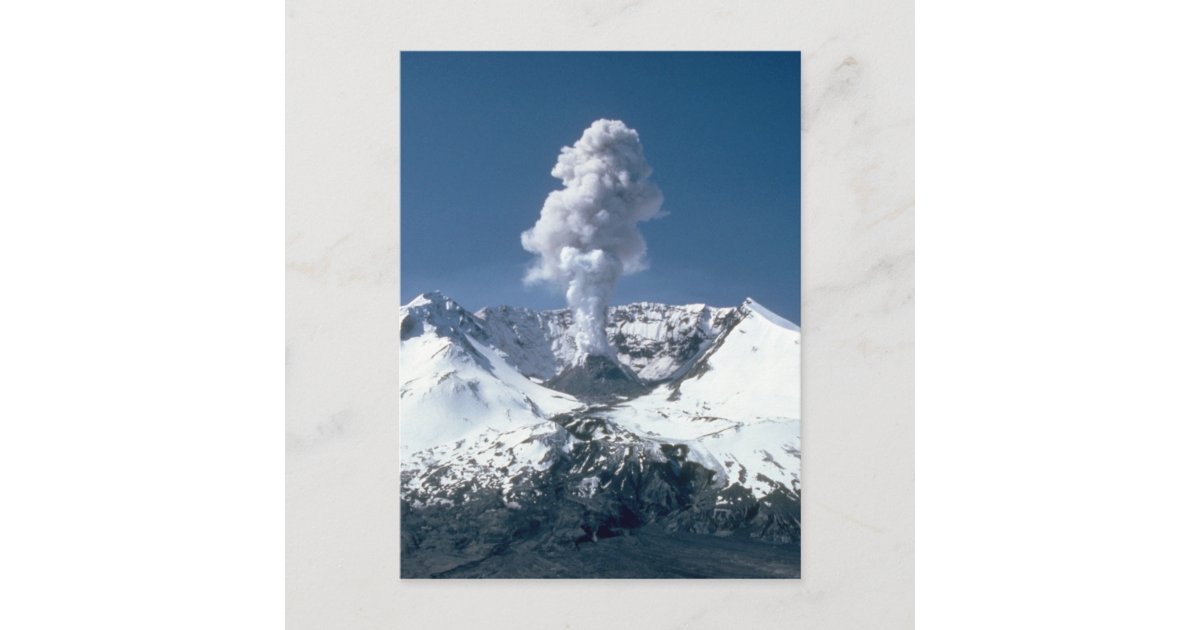 Mount St. Helens, Volcano Postcard | Zazzle