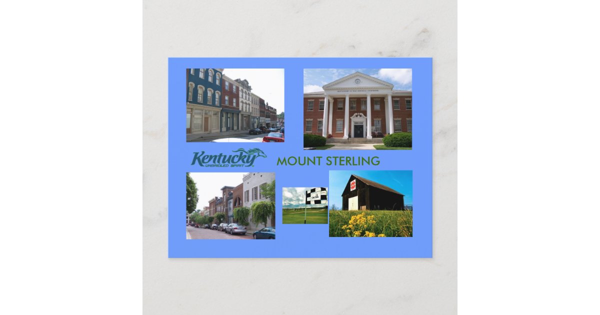 Mount Sterling , Kentucky Postcard | Zazzle