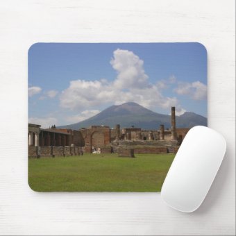 Mount Vesuvius, Pompeii Mouse Pad | Zazzle