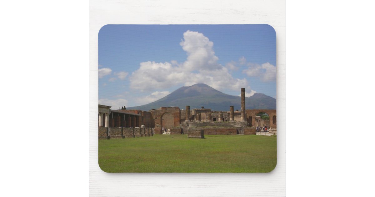 Mount Vesuvius, Pompeii Mouse Pad | Zazzle