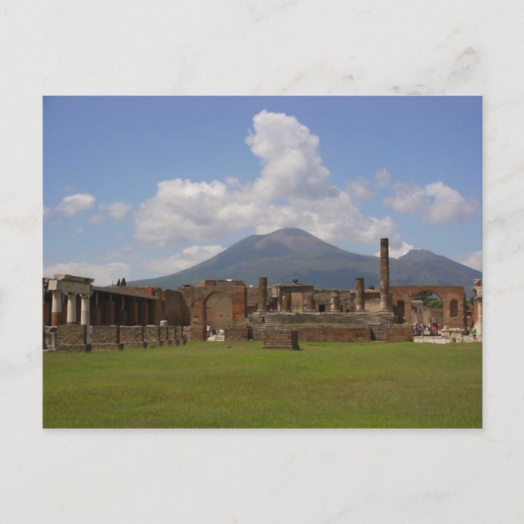 Mount Vesuvius, Pompeii Postcard | Zazzle