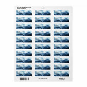 Mountain Address Label | Zazzle