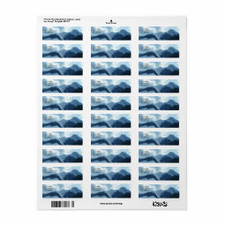 Mountain Address Label | Zazzle