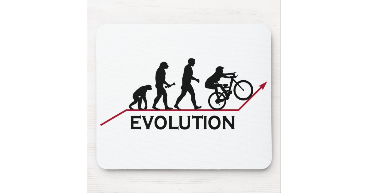 Mountain Bike Evolution Mouse Pad | Zazzle