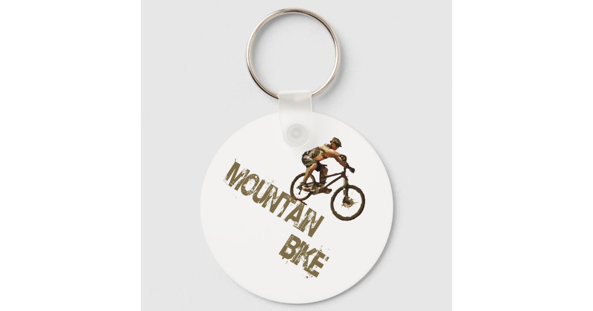 Mountain Bike Keychain | Zazzle