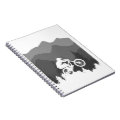 Mountain bike silhouette for the MTB fanatic Notebook | Zazzle