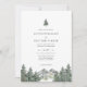 Mountain Forest Pine Tree Mountain Wedding Invitation | Zazzle